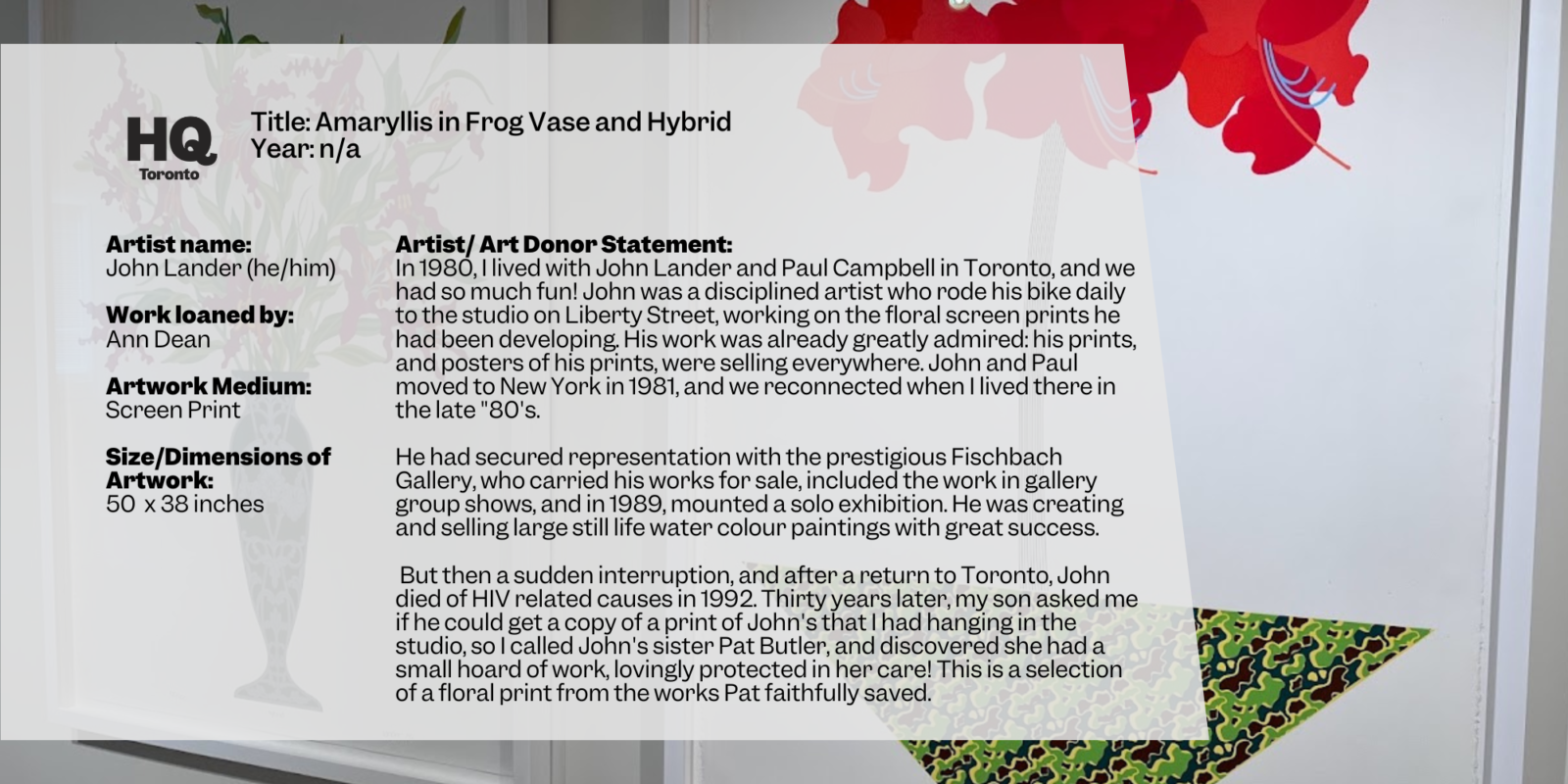 Art at HQ - HQ Toronto